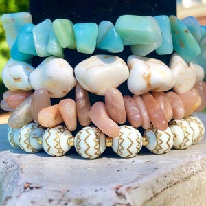 Matchstick Beads, Stick Beads, Stretchy Bracelets, Bohemian Beadwork ...