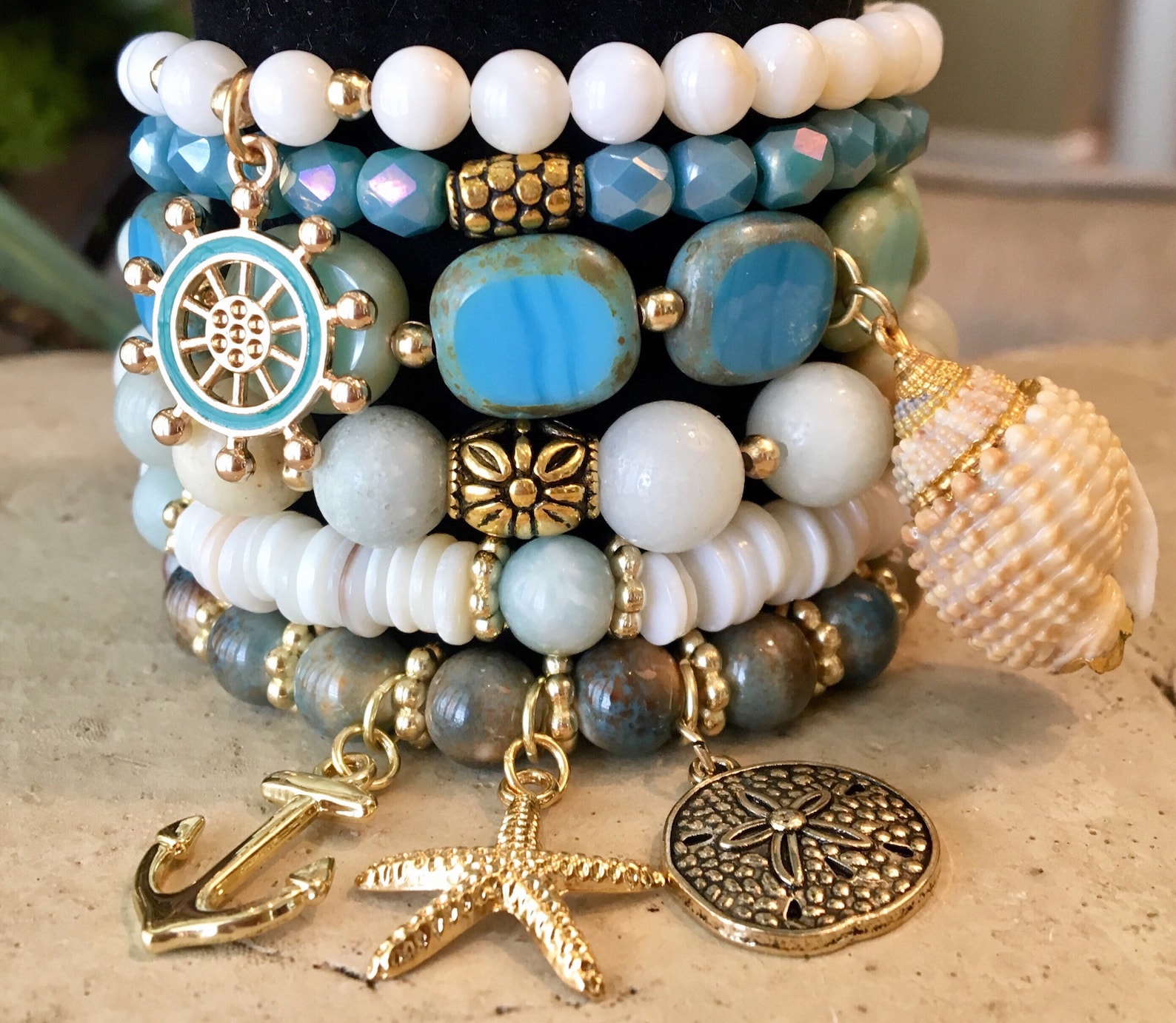 Beach Bracelet Set - Etsy