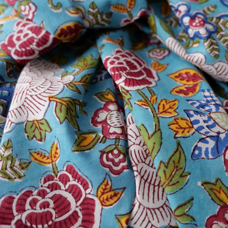 Asian Print Fabric - Etsy