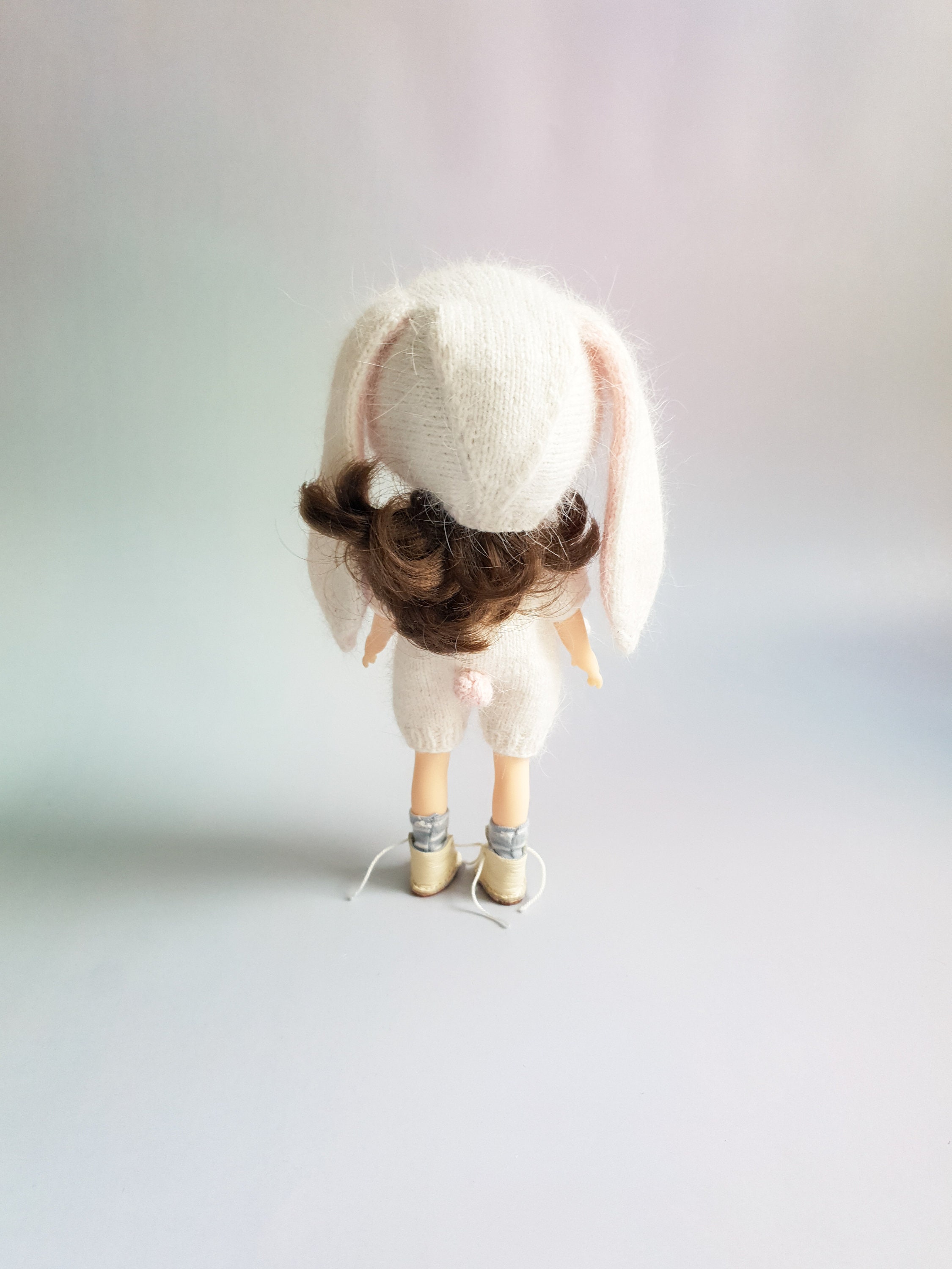 Holala Pattern Knitting Overalls and Hat Rabbit. Holala Pattern Doll ...