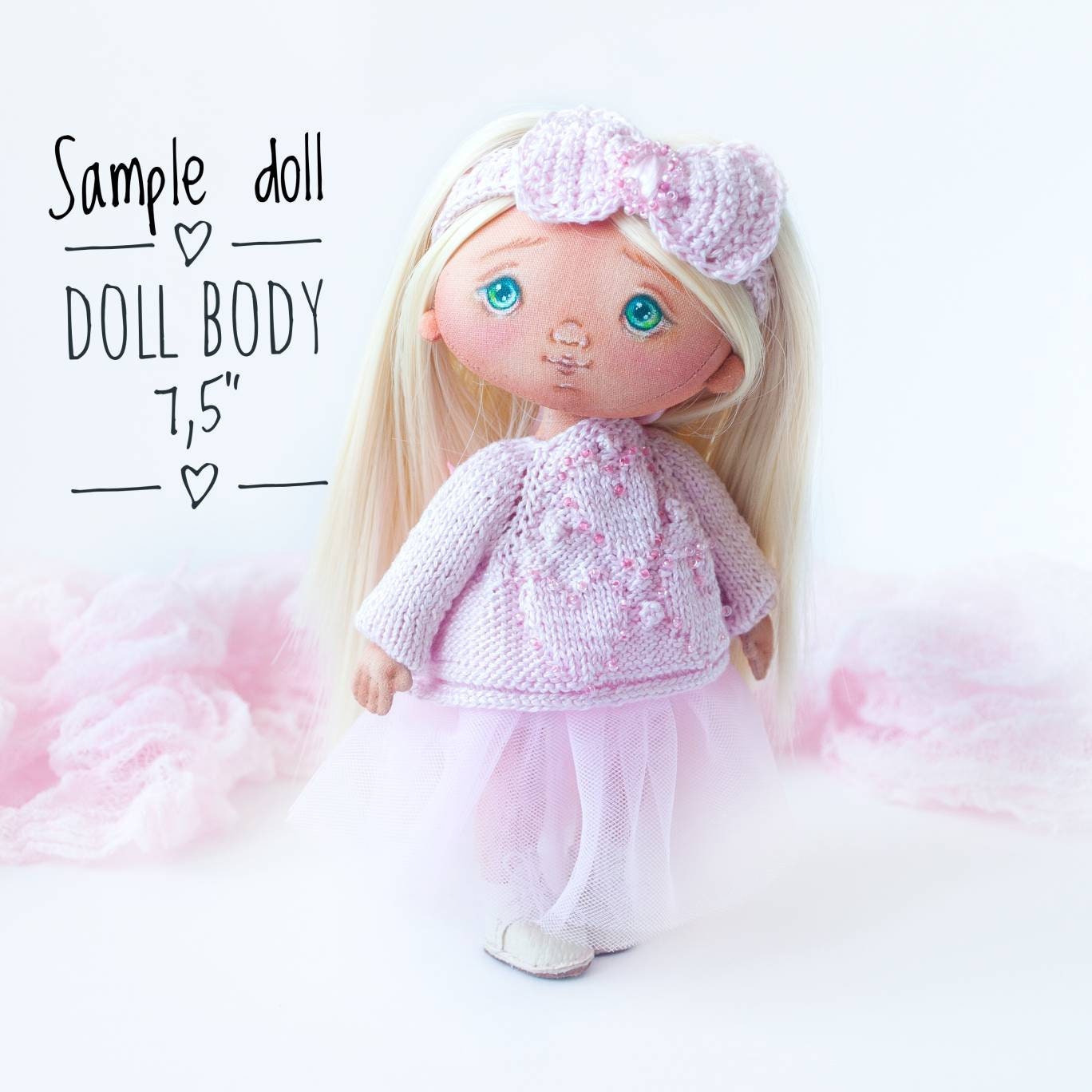 Cloth Doll Pattern, Rag Doll Pattern, Art Doll Pattern Body, Doll Body ...