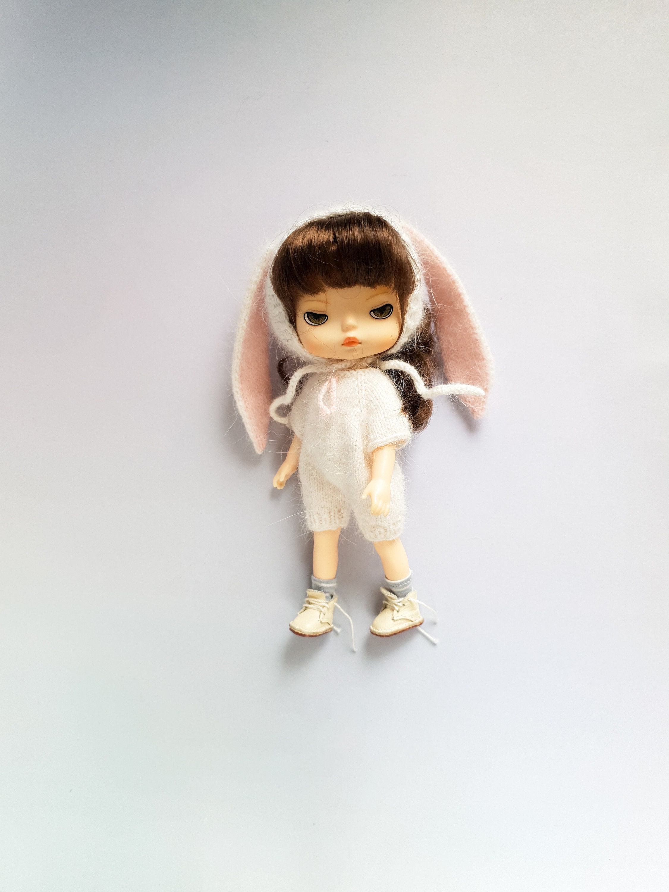 Holala Pattern Knitting Overalls and Hat Rabbit. Holala Pattern Doll ...