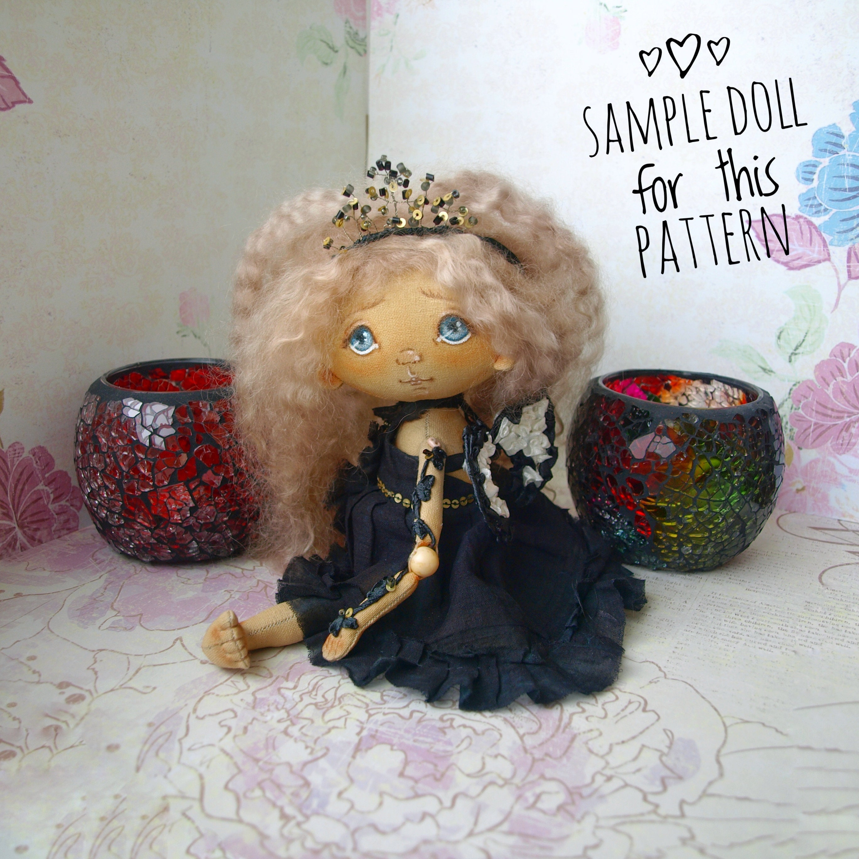 Rag Doll Pattern, Cloth Doll Pattern, Handmade Doll Pattern, Fabric ...