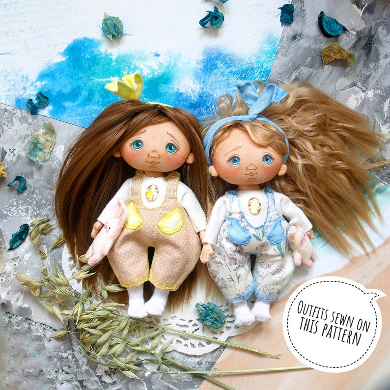 Cloth Doll Pattern, Doll Pattern Sewing, Doll Clothes Pattern, Art Doll ...