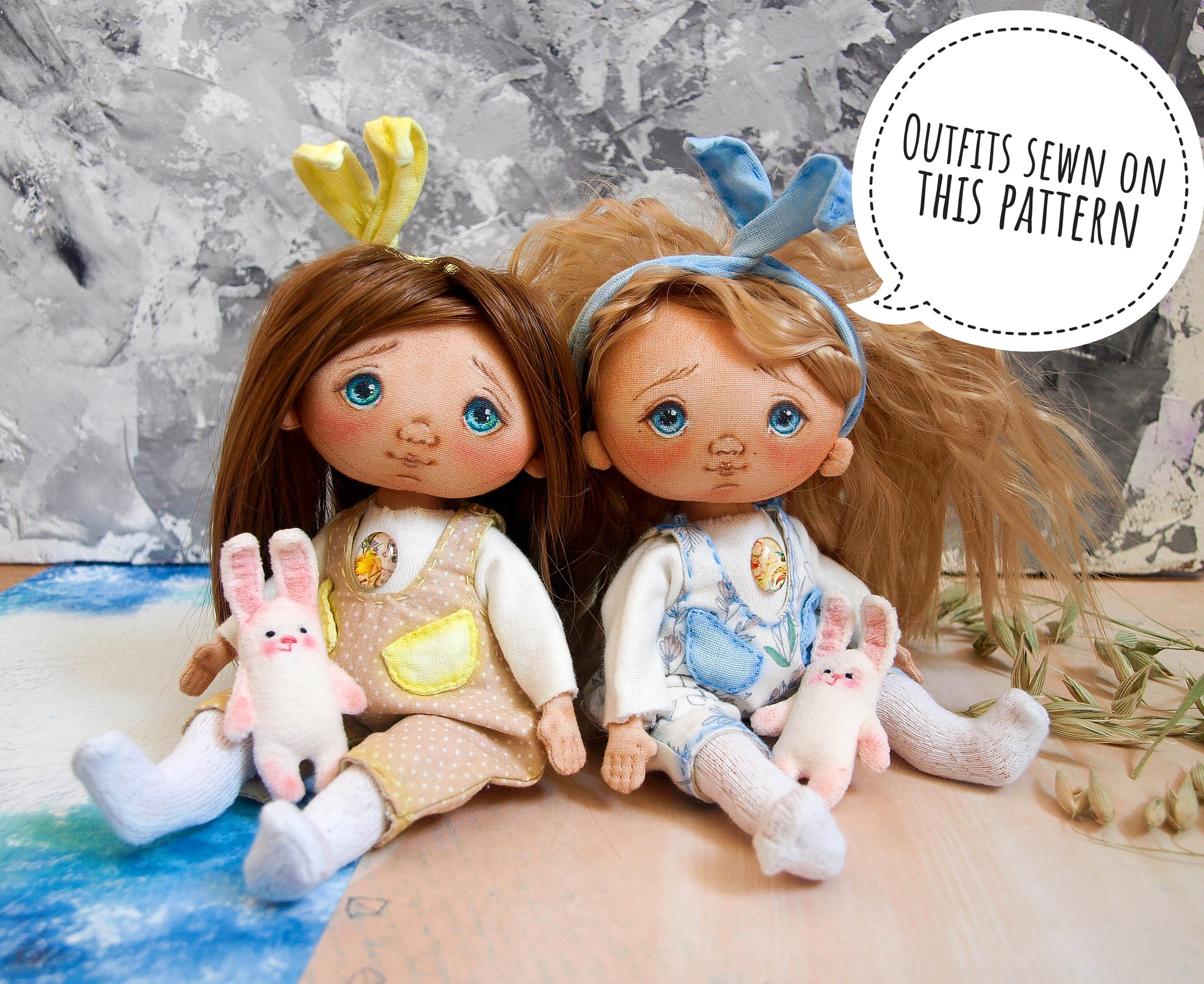 Cloth Doll Pattern, Doll Pattern Sewing, Doll Clothes Pattern, Art Doll ...