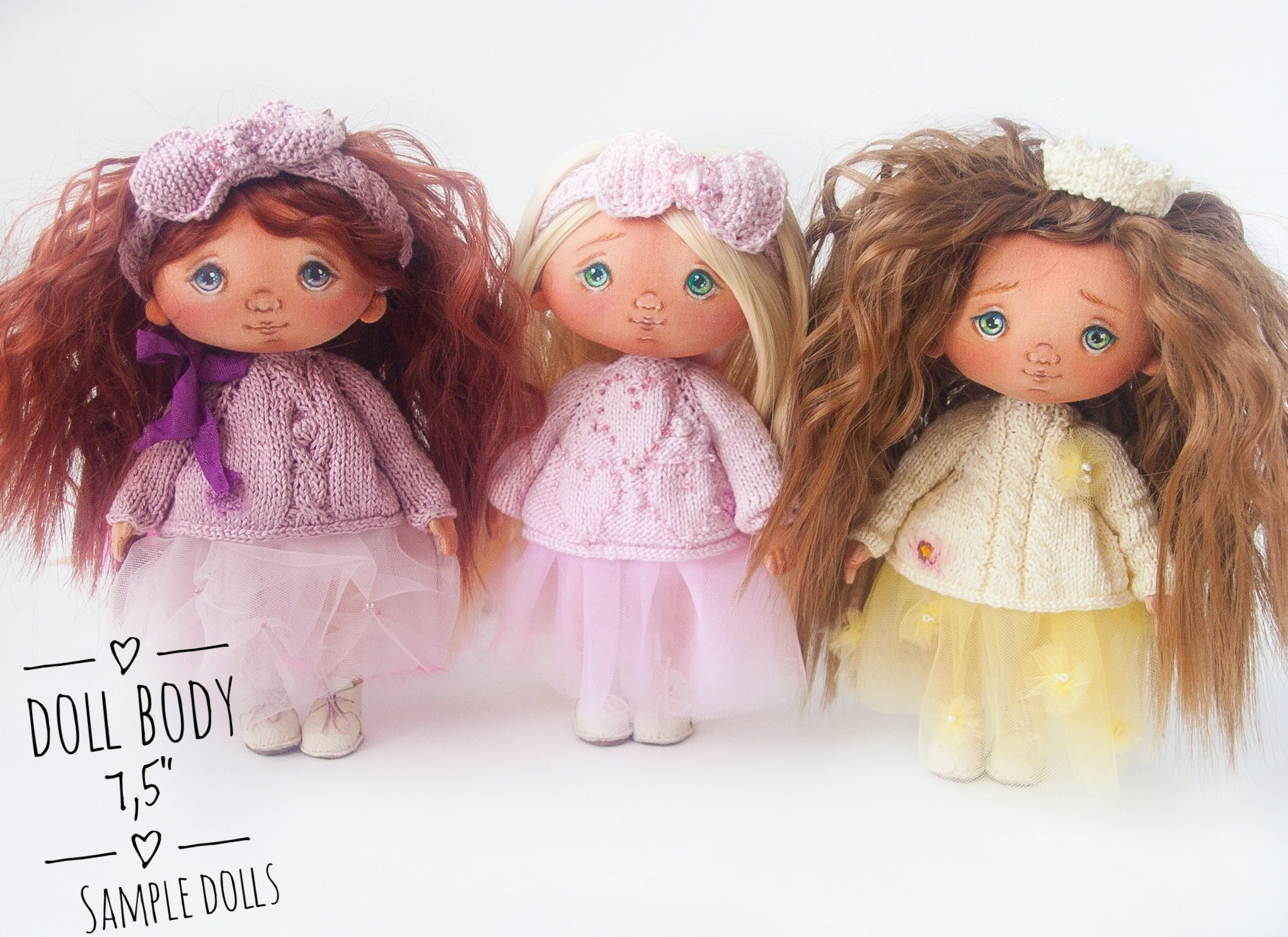 Cloth Doll Pattern, Rag Doll Pattern, Art Doll Pattern Body, Doll Body ...