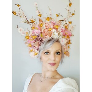 ONE Off-bespoke Handmade Stunning Statement Golden Bumble Bee Headpiece ...