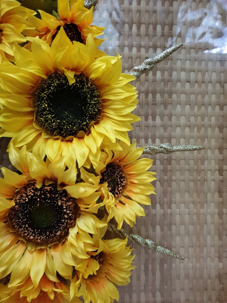 MADE TO Order-bespoke Handmade Stunning Large Sunflower - Etsy