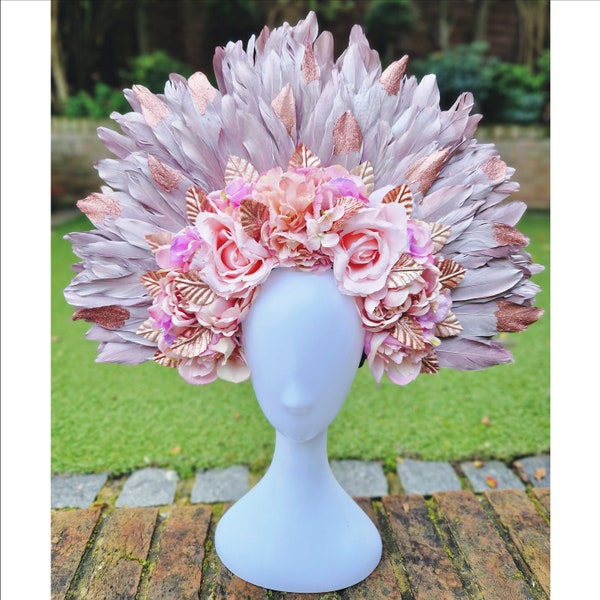 Rose Headdress - Etsy