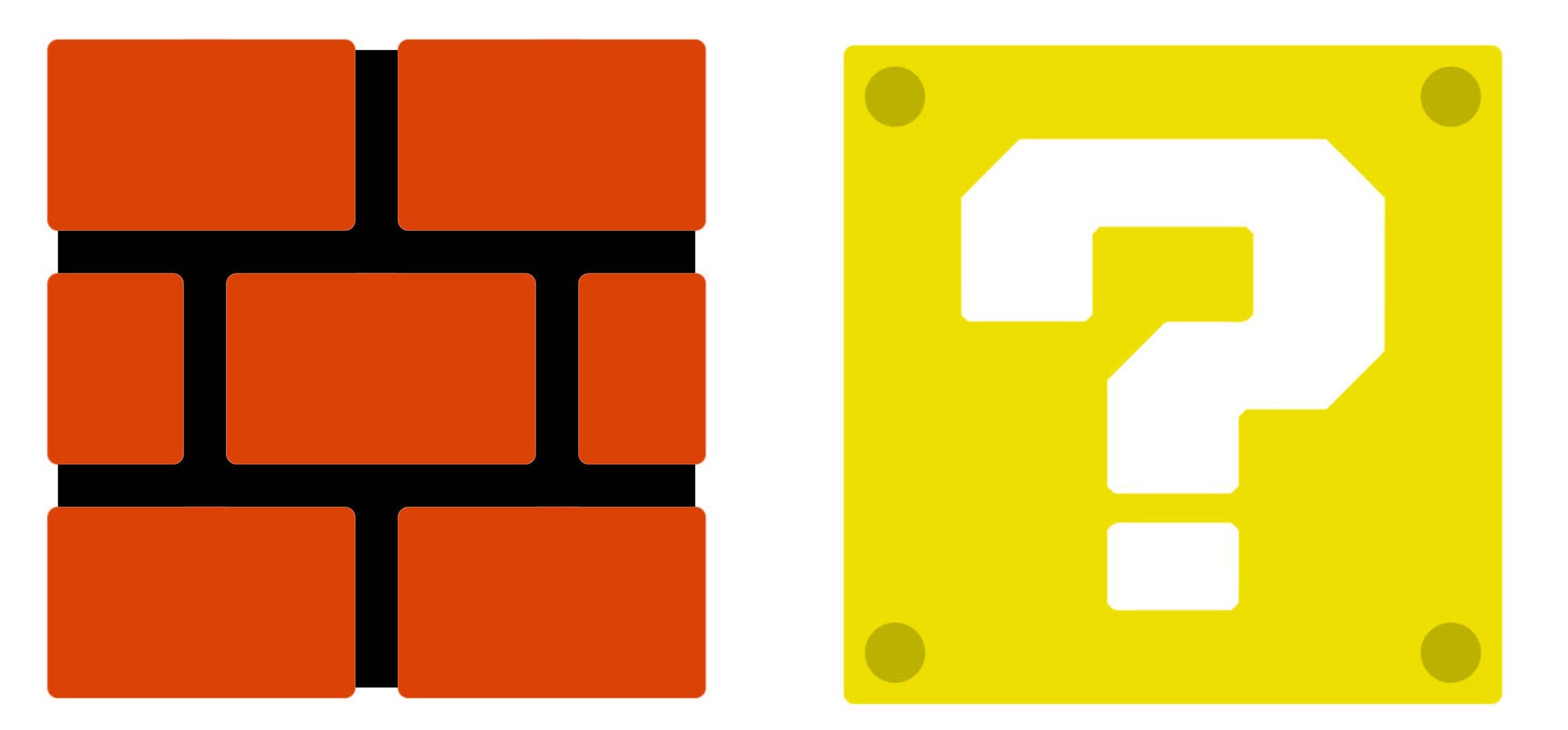 8-bit Nintendo Blocks Custom Durable Lightweight PVC | Etsy