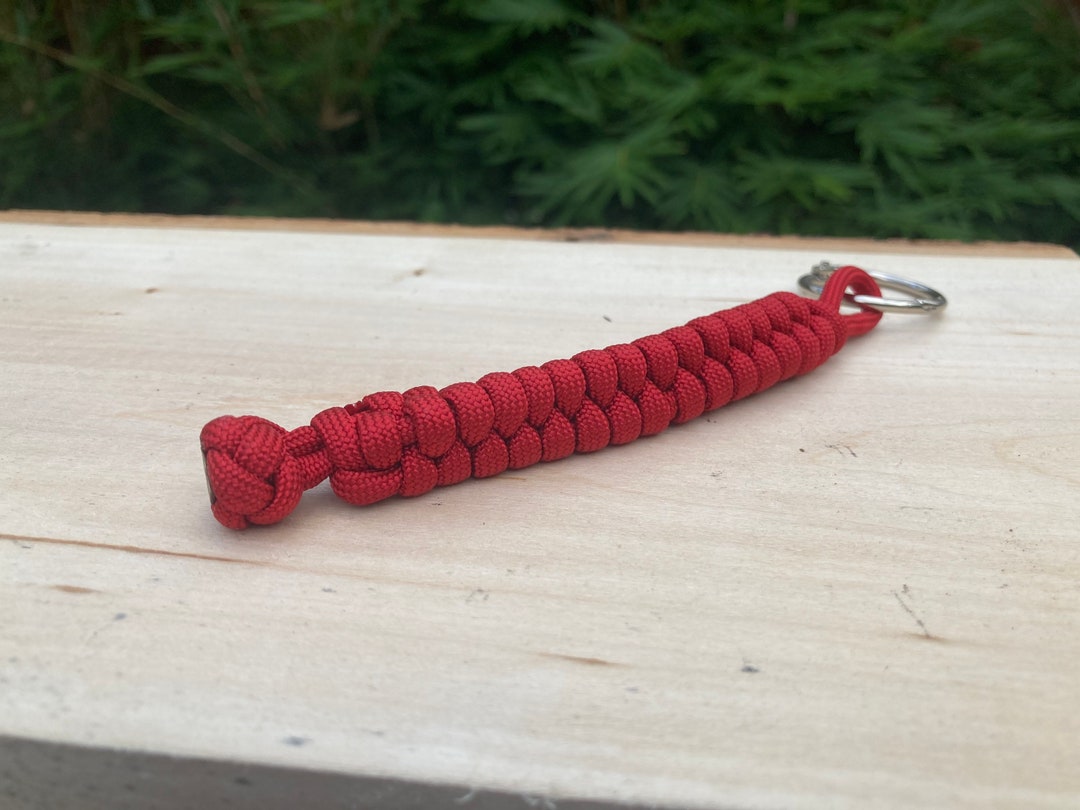 Paracord Rattlesnake Keychain - Etsy