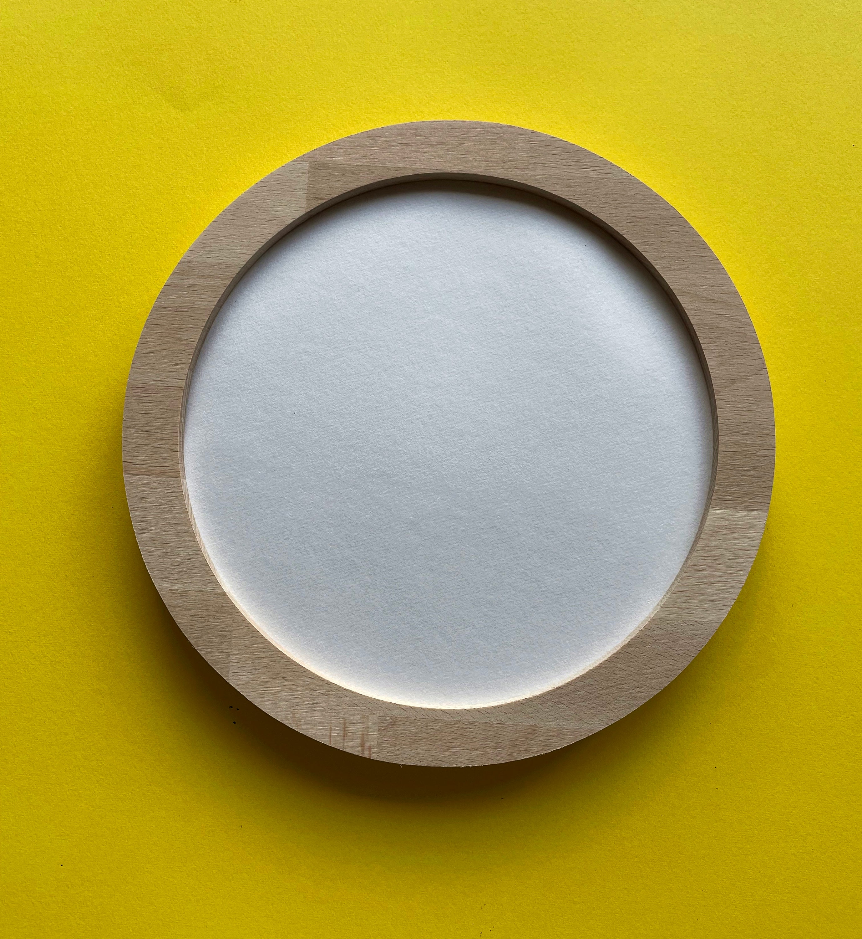 Natural Classic Round Wooden Frame, Round Photo Frame, Round Picture ...