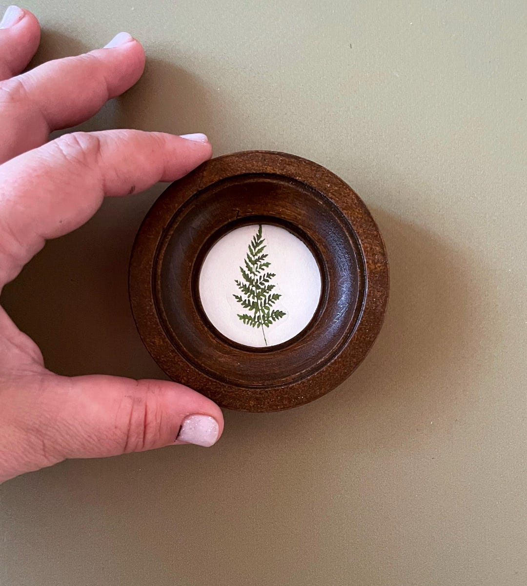 2x2 Inches Frame Small Picture Frame Mini Сircular Frame, Round Wall ...