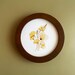 Round Picture Frame Brown Round Frame Large Wood Frame Small Photo ...