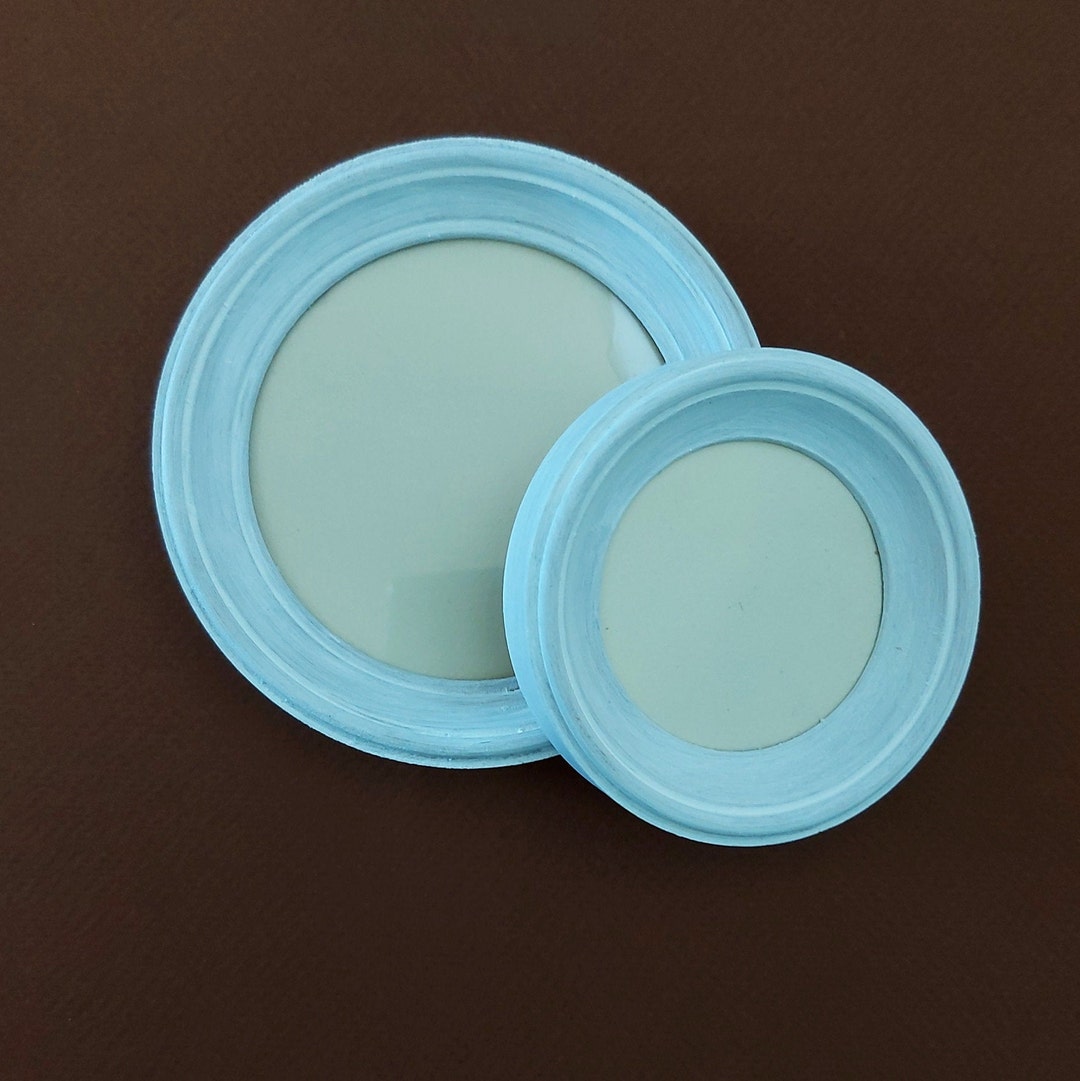 White Round Picture Frames Embroidery Frame Photo Frames Picture Wall ...