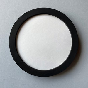 Classic Black Round Frame, Embroidery Hoop Frame, Circle Picture Frame ...