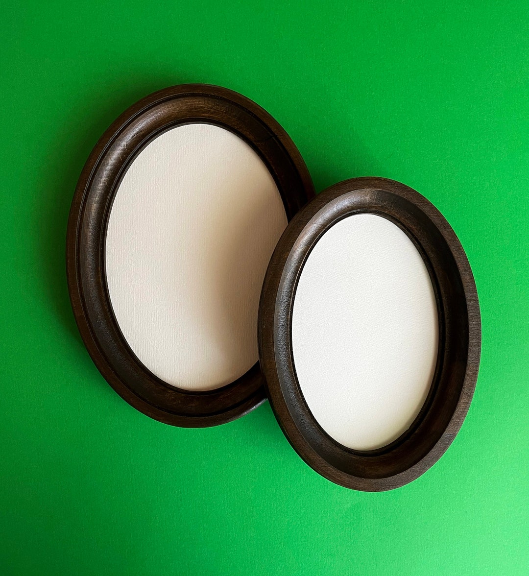 Оval Picture Frame Oval Photo Frame Wooden Oval Frame Size 4 X 6 5 X 7 ...