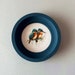 Blue Circular Frame, Round Wooden Frame, Round Photo Frame, Round Frame ...