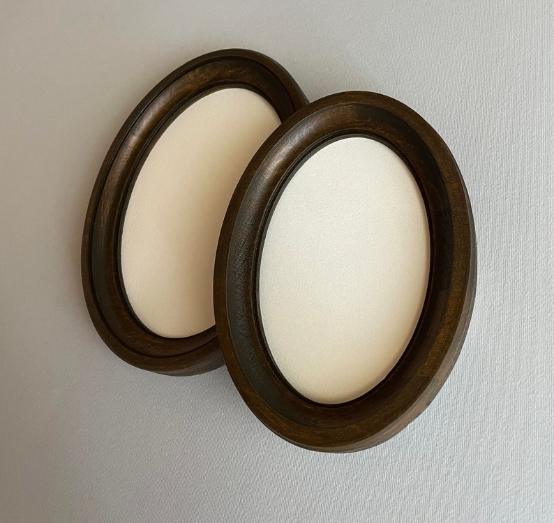 Oval Picture Frame Wooden Oval Frame Oval Photo Frame Size 4 X 6 5 X 7 ...