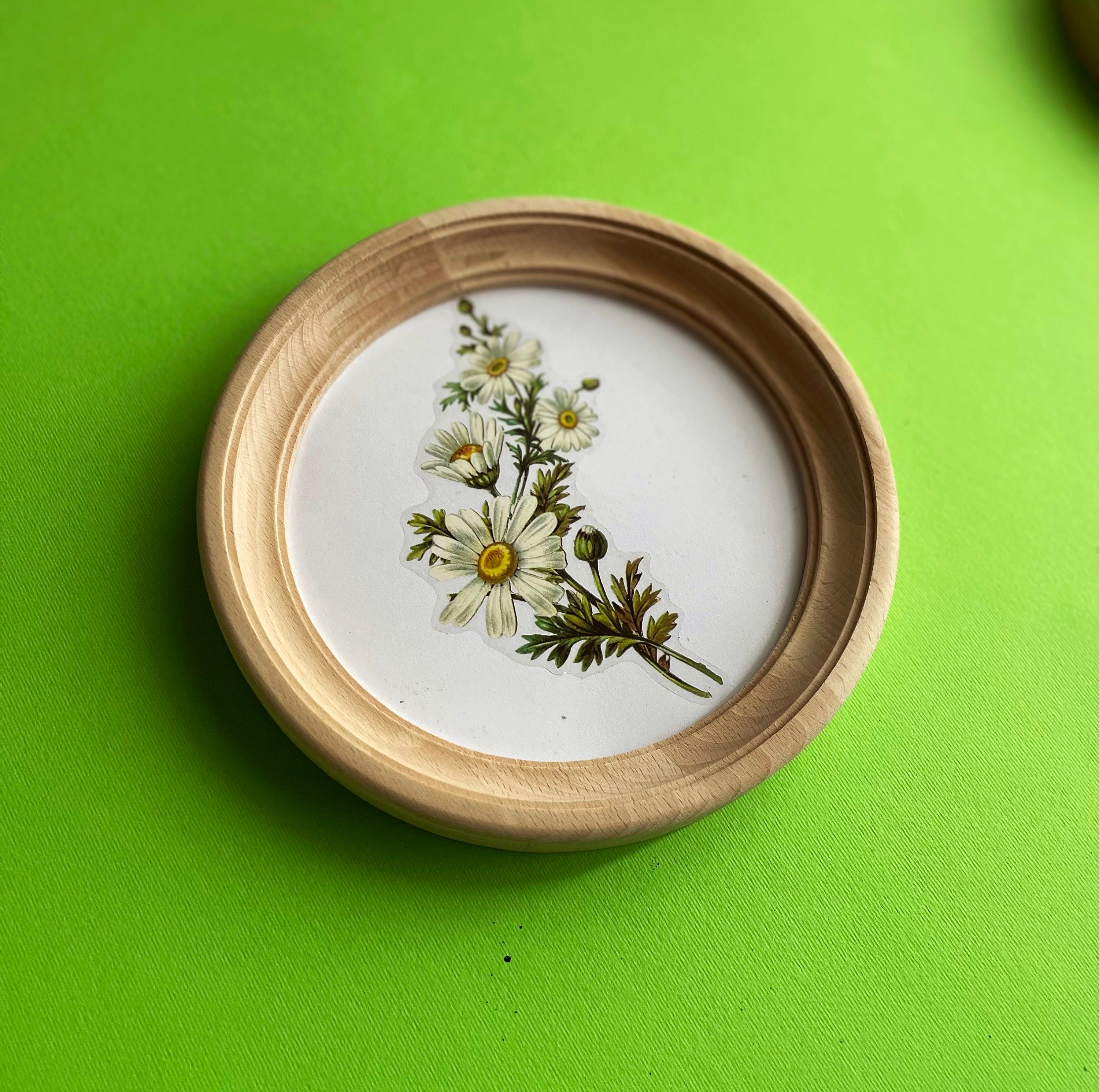 Round Picture Frame Round Frame Embroidery Frame Small Round Frame ...