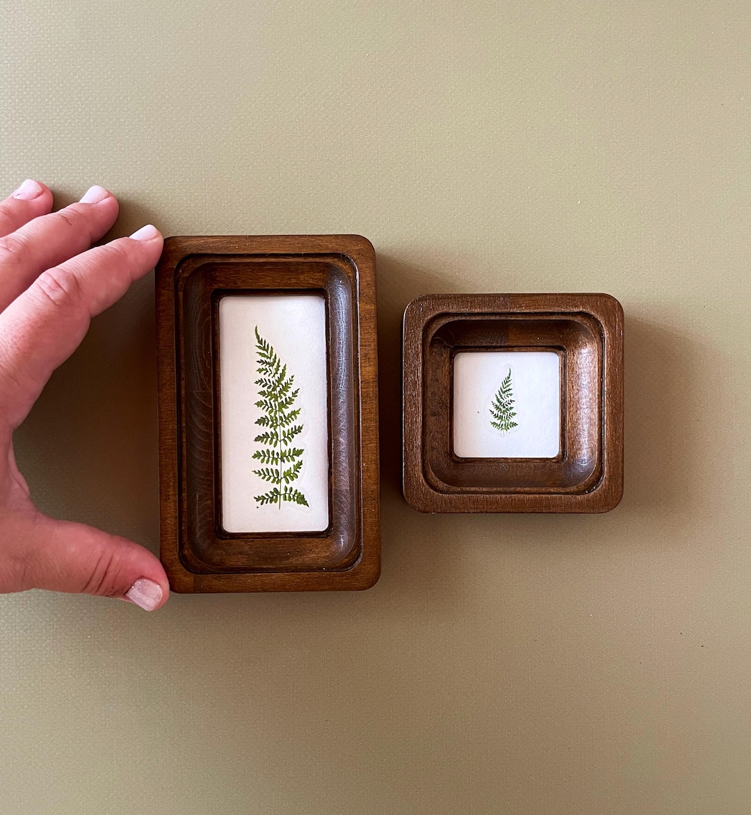 Mini Set Frames, Set of 3 Frame,classic Frame,christmas Gift,brown ...