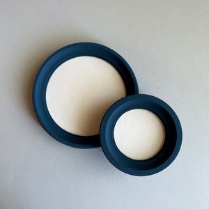 Blue Round Frame Round Photo Frame Picture Frames Photo Frame for Wall ...