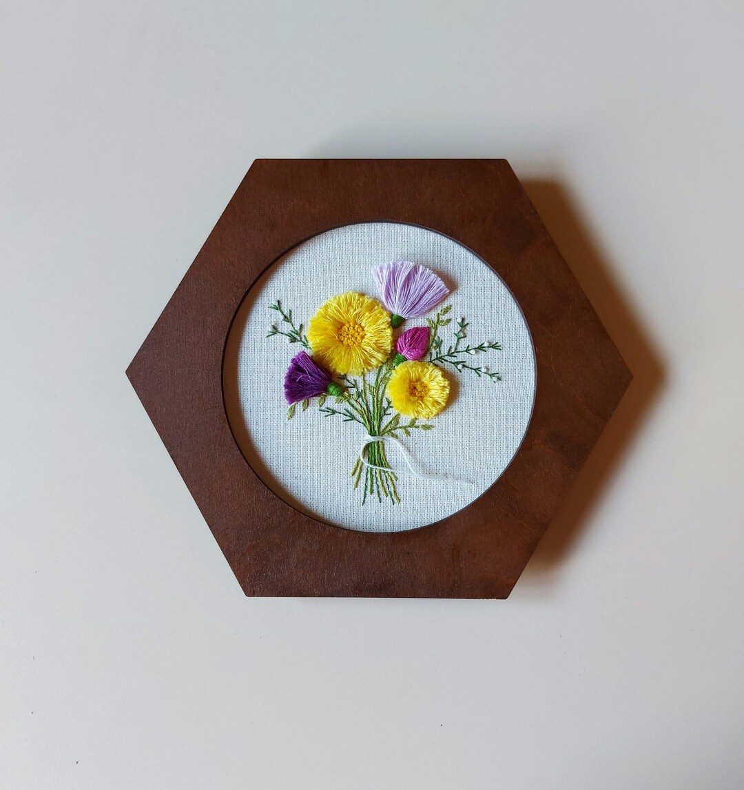 5х5 Embroidery Round Frame Wooden Display Frame Cross Stitch Frame ...