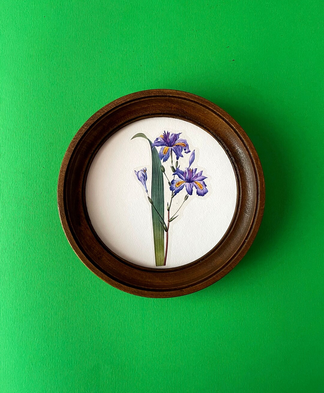 Round Wooden Photo Frame Sizes 2-16 Inches - Etsy