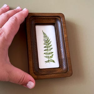 Miniature Wooden Rectangular Frame With Round Corners 2x4 Inches ...