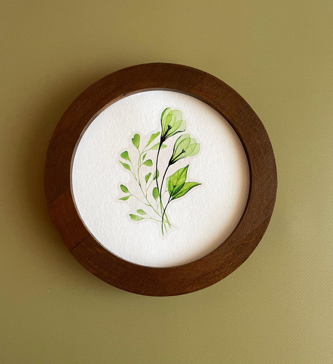 Round Picture Frame Round Wooden Frame, Round Photo Frame Small Big ...