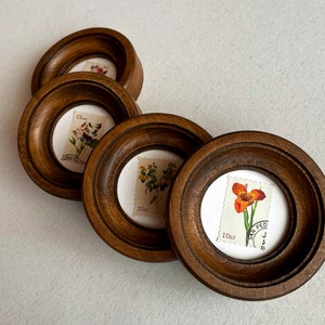 Small Picture Frame 2x2 Inches Round Wall Frame Round Photo Frame ...