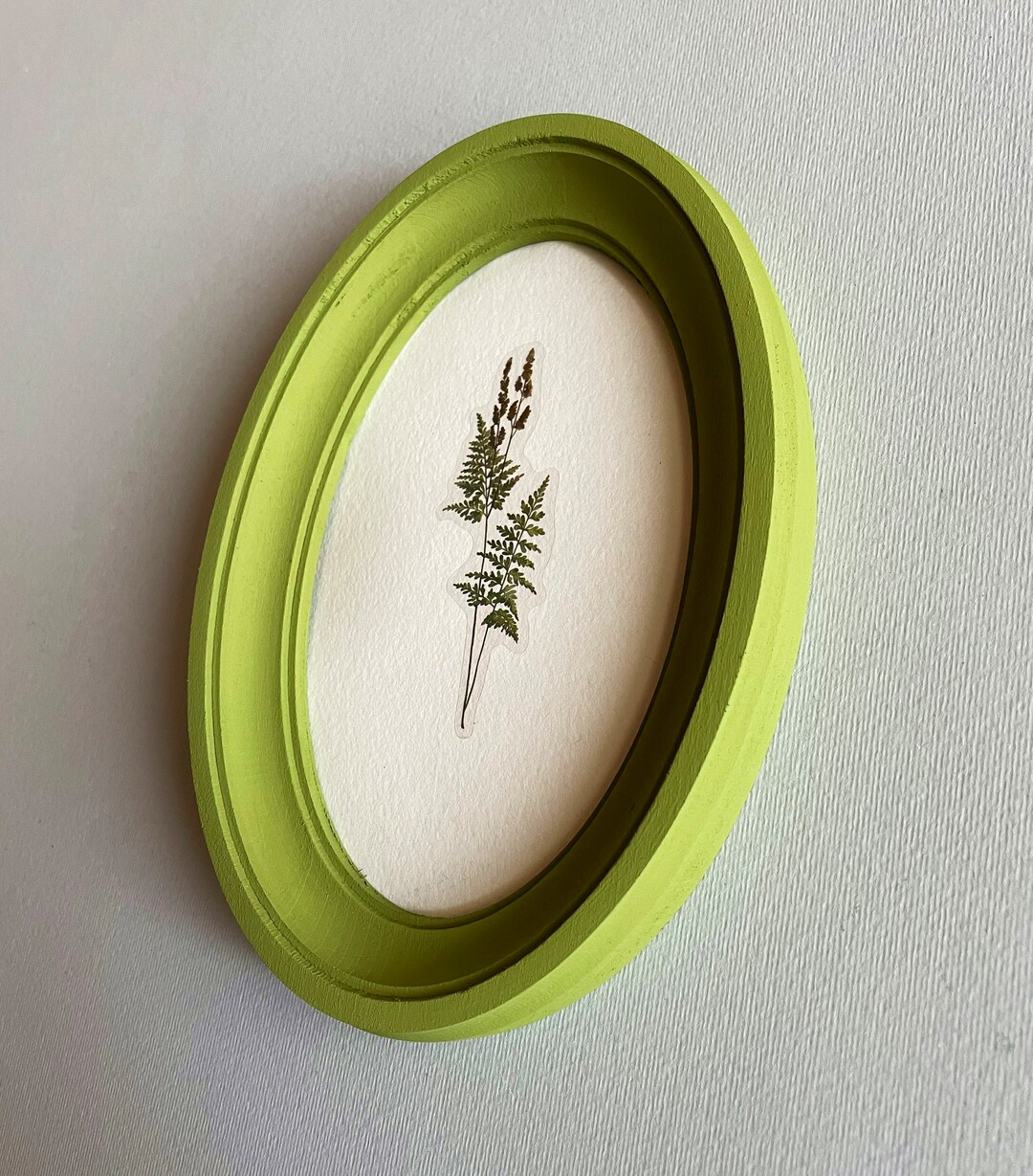 Olive Oval Frame Oval Photo Frame Oval Picture Frame Wooden Oval Frame ...