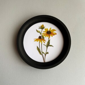Black Round Frame, Round Picture Frame, Embroidery Frame, Picture ...