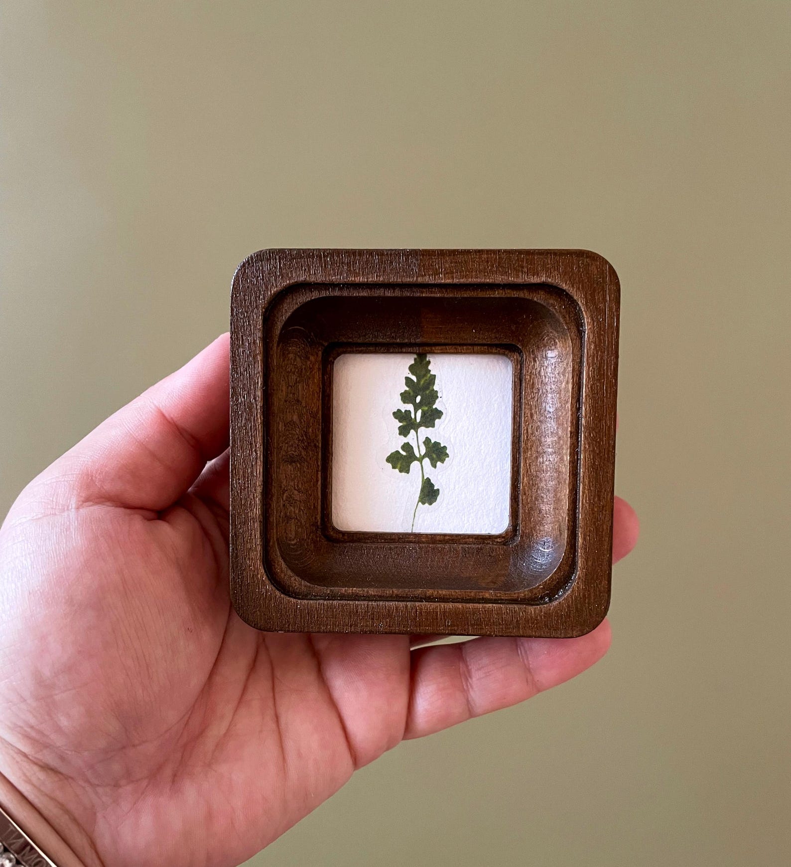 Small Square Frame, Frame Natural Wood Frame, Classic Photo Frame ...