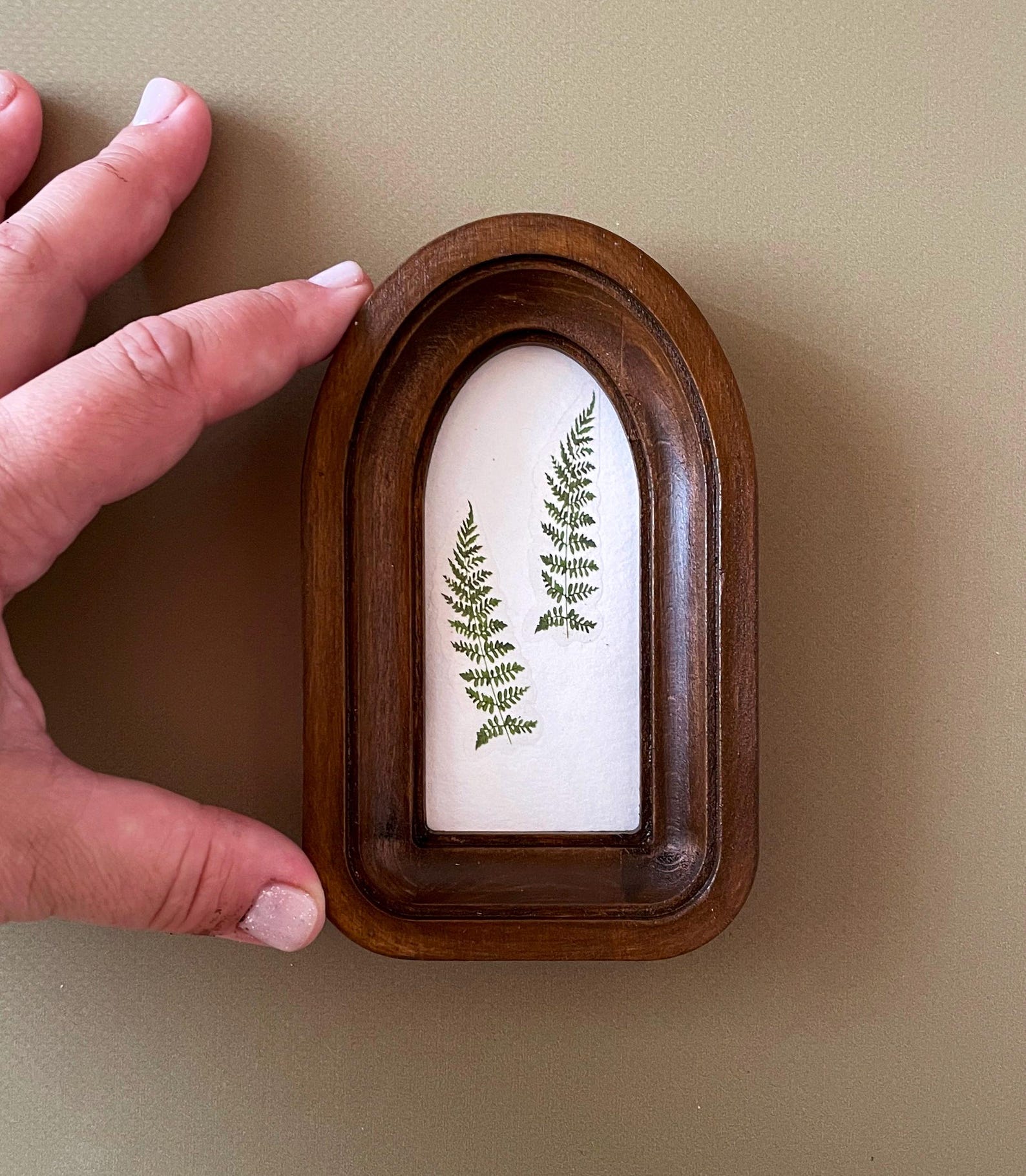 Miniature Wooden Frames 2 X 4 Inch Arched Frame Photo Arch Frame Arched ...