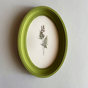 Olive Oval Photo Frame Size 4 X 6 Inches - Etsy