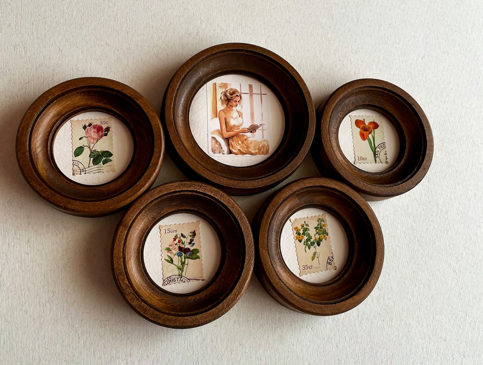 Round Picture Frame Round Frame Circular Frame Round Photo Frame ...