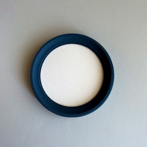 Round Frame Color Berlin Blue Round Photo Frame Picture Frames Photo ...