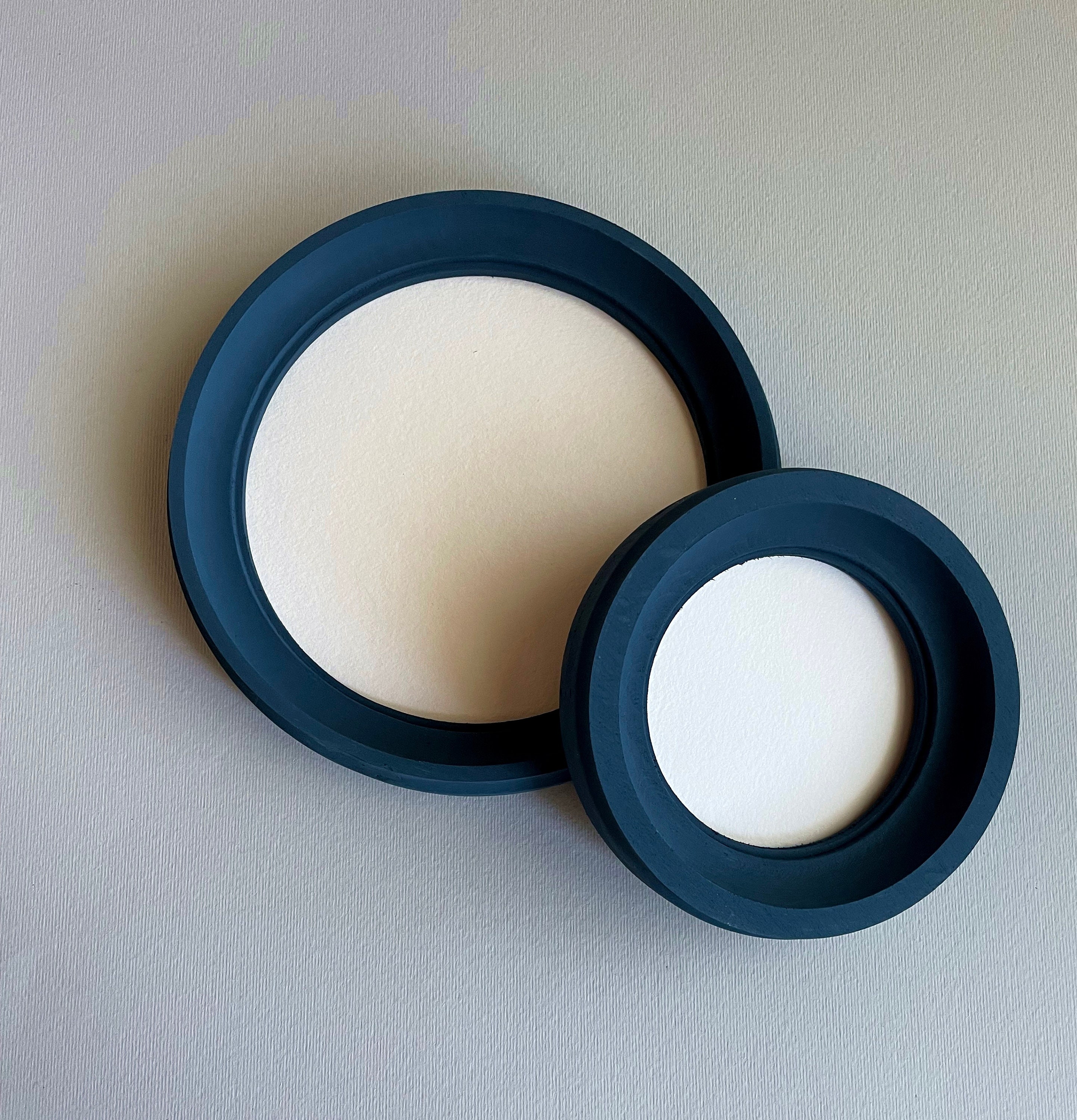 Blue Round Frame Round Photo Frame Picture Frames Photo Frame for Wall ...