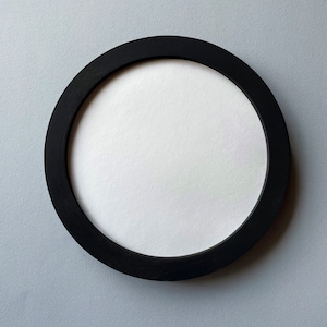 Classic Black Round Frame, Embroidery Hoop Frame, Circle Picture Frame ...
