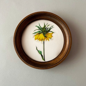 Brown Round Wooden Photo Frame All Sizes Are 2-16 Inches - Etsy