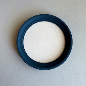 Round Frame Color Berlin Blue Round Photo Frame Picture Frames Photo ...