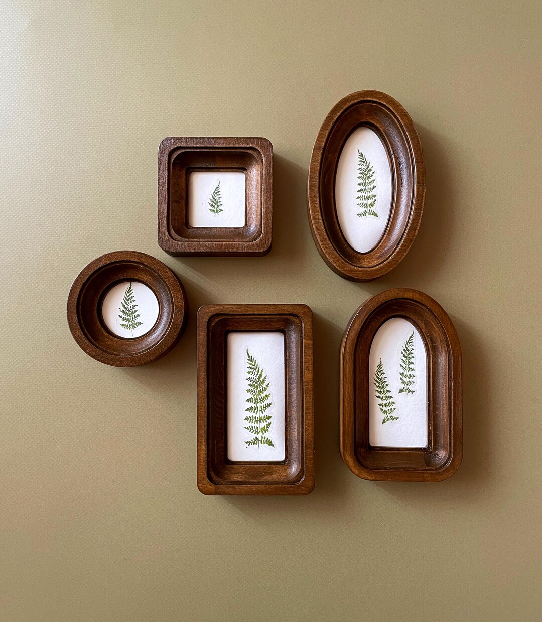 Set Mini Frames, Small Wooden Frames, Small Square Frame,mini ...