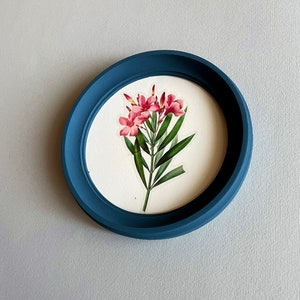 Berlin Blue Round Frame, Round Picture Frame, Embroidery Frame, Circle ...