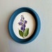 Blue Round Frame, Round Picture Frame, Embroidery Frame, Round Picture ...