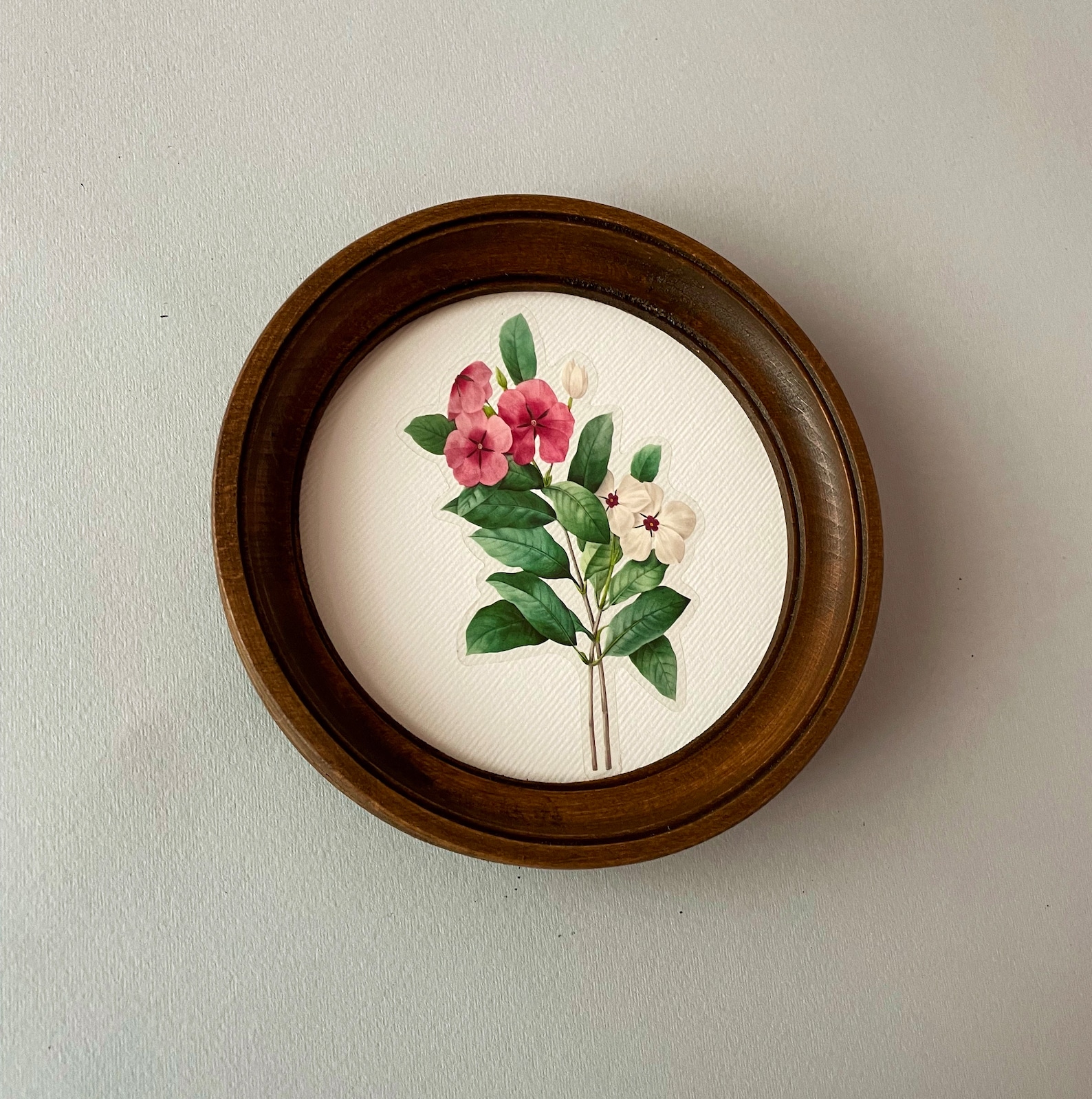 Round Photo Frame, Embroidery Hoop Frame, Circle Picture Frame, Round ...