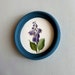 Blue Round Frame, Round Picture Frame, Embroidery Frame, Round Picture ...