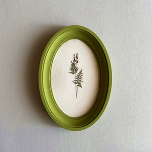 Olive Oval Photo Frame Size 4 X 6 Inches - Etsy