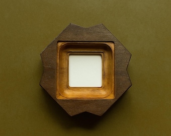 Rustic Square Frame - Etsy UK