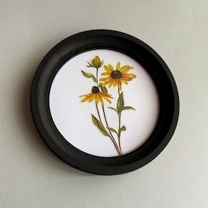 Black Round Frame, Round Picture Frame, Embroidery Frame, Picture ...